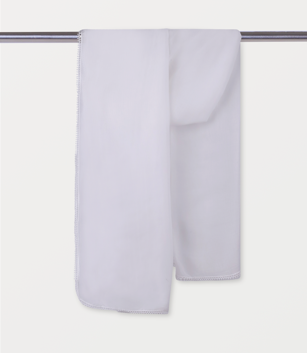 Women Scarf-WHITE – Borjan